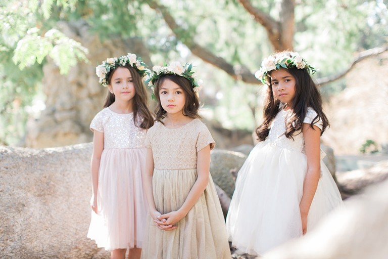 Spring Wedding Flower Girls - Renée Loiz Makeup